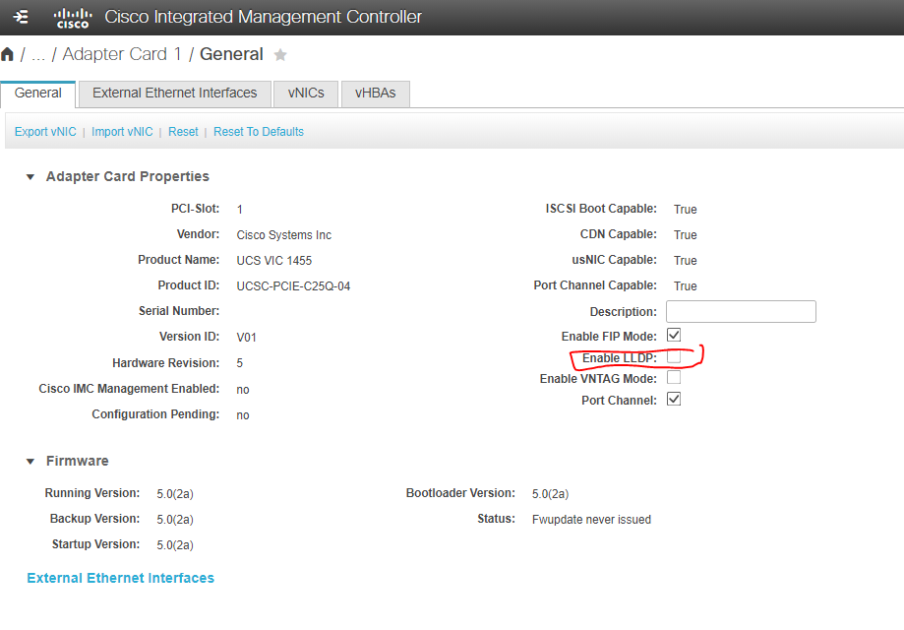 ACI | APIC unreachable after PCIe NIC card replacement | NetworkLife